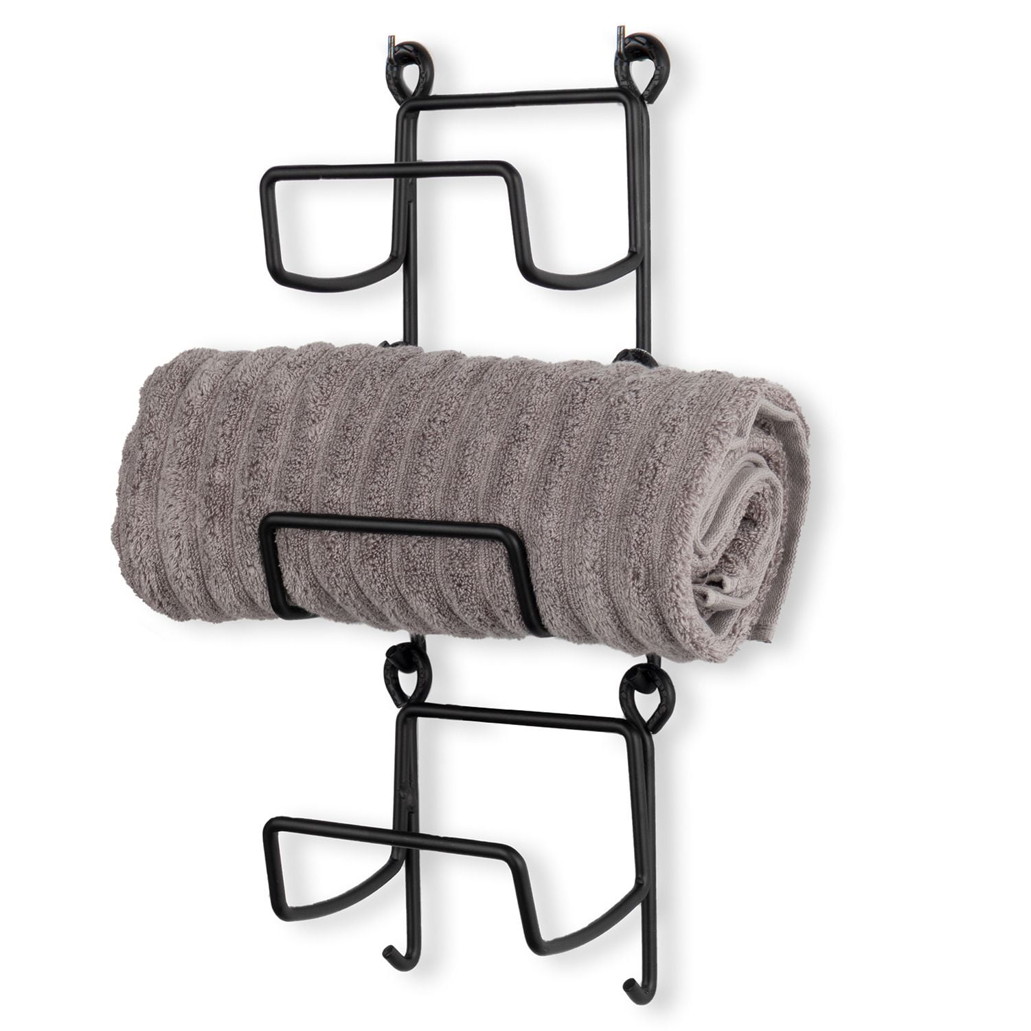 Wallniture Boto Wall Mount Towel Rack for Bathroom Decor Stackable Bath ...