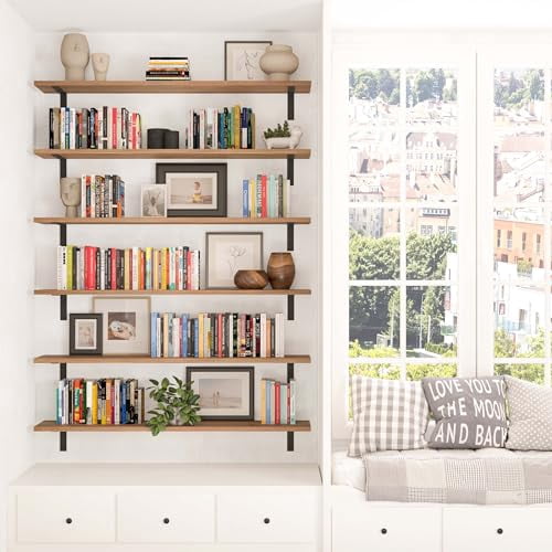 Wallniture Cervo 60 inch Long x 10 in Deep Floating Shelves for Wall ...