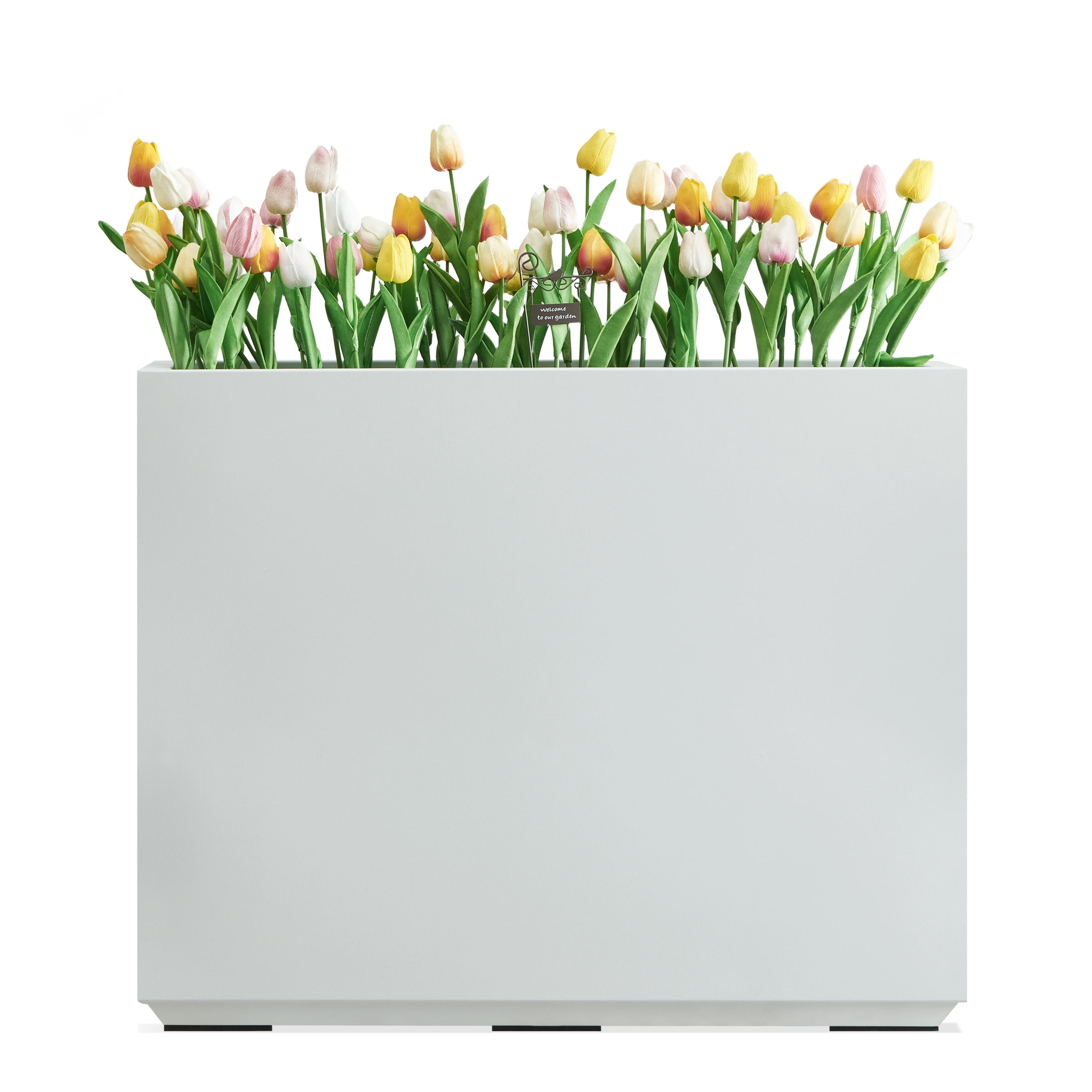 Wallowa Wide Planter Box for Outdoor or Indoor Plants 30Lx10Wx24H ...