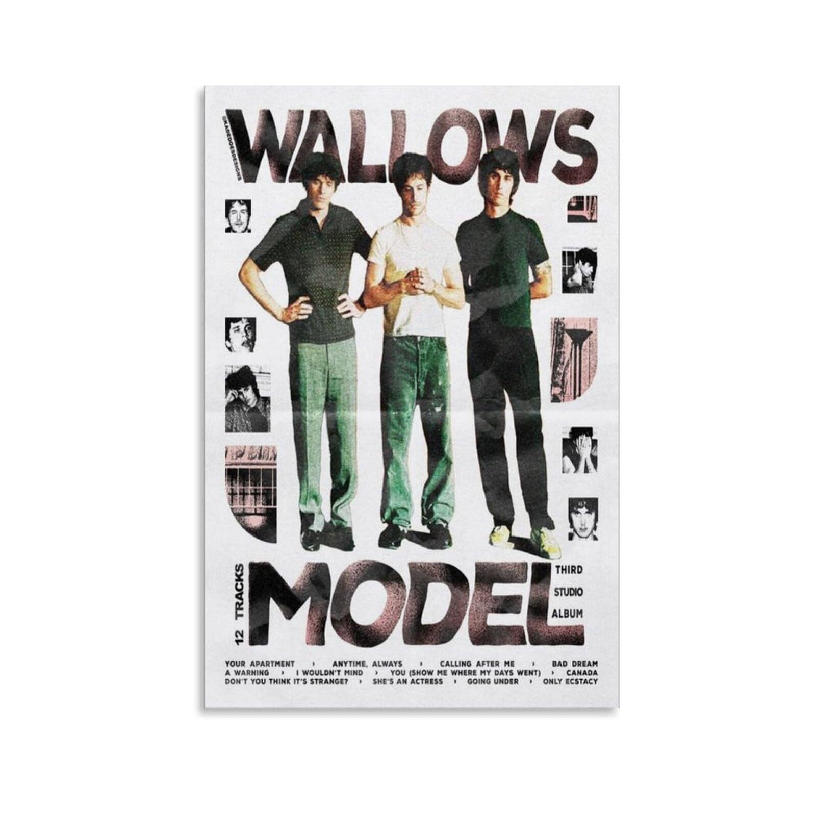 Wallows By Model Canvas Poster Bedroom Decor Office Room Decor Gift ...
