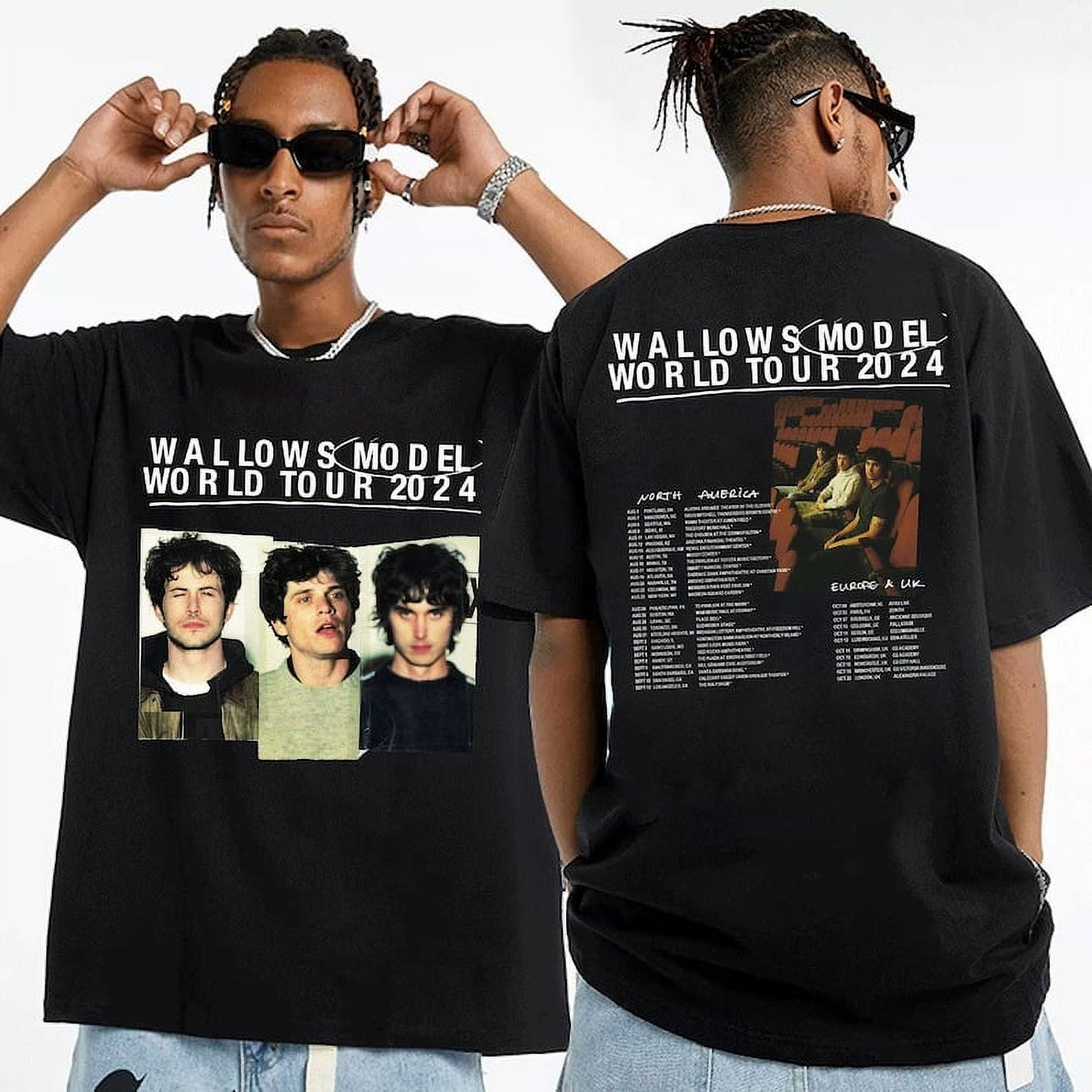 Wallows Model 2024 World Tour Shirt, Wallows 2024 Concert Shirt ...
