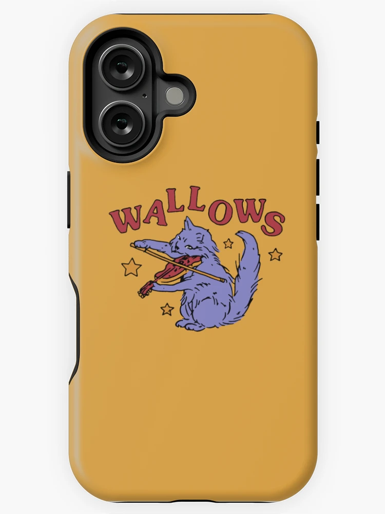 Wallows Purple Cat Red Violin Yellow Stars iPhone 16/15/14/13/12/11 Pro ...