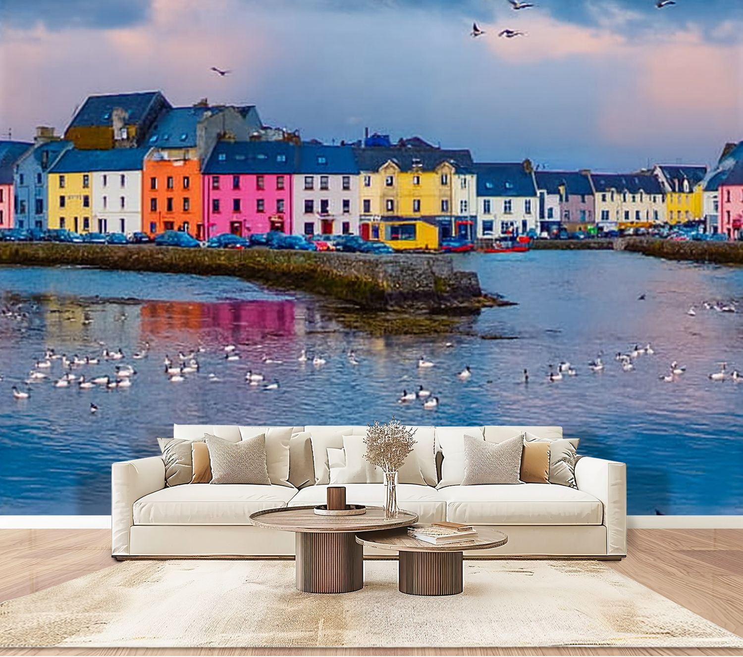 Wallpaper Across Galway Harbour Ireland Peel and Stick Wall Murals 100 ...