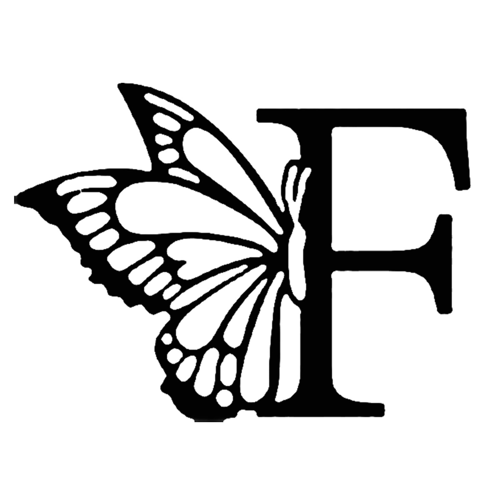 Wallpaper for Bedroom Men Decal Name Stickers Paper Butterflies Large ...