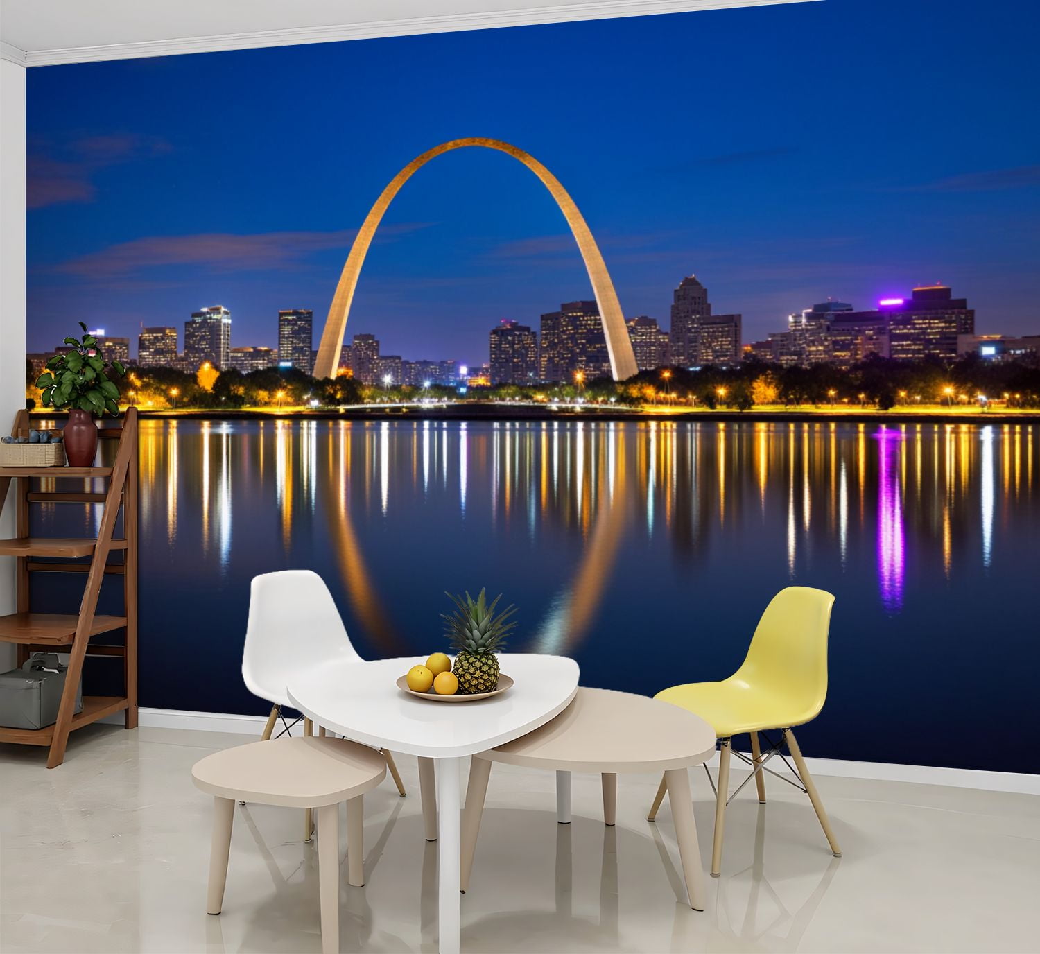 Wallpaper City St Louis skyline Peel and Stick Wall Murals 69"H x 96"W ...