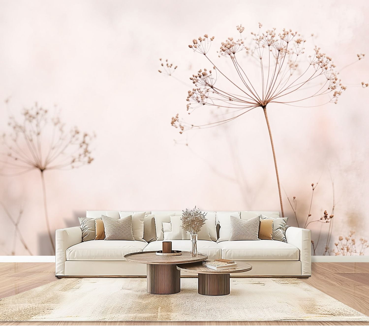 Wallpaper Dandelions Nature Dried Plants Faint Textures Blurry ...
