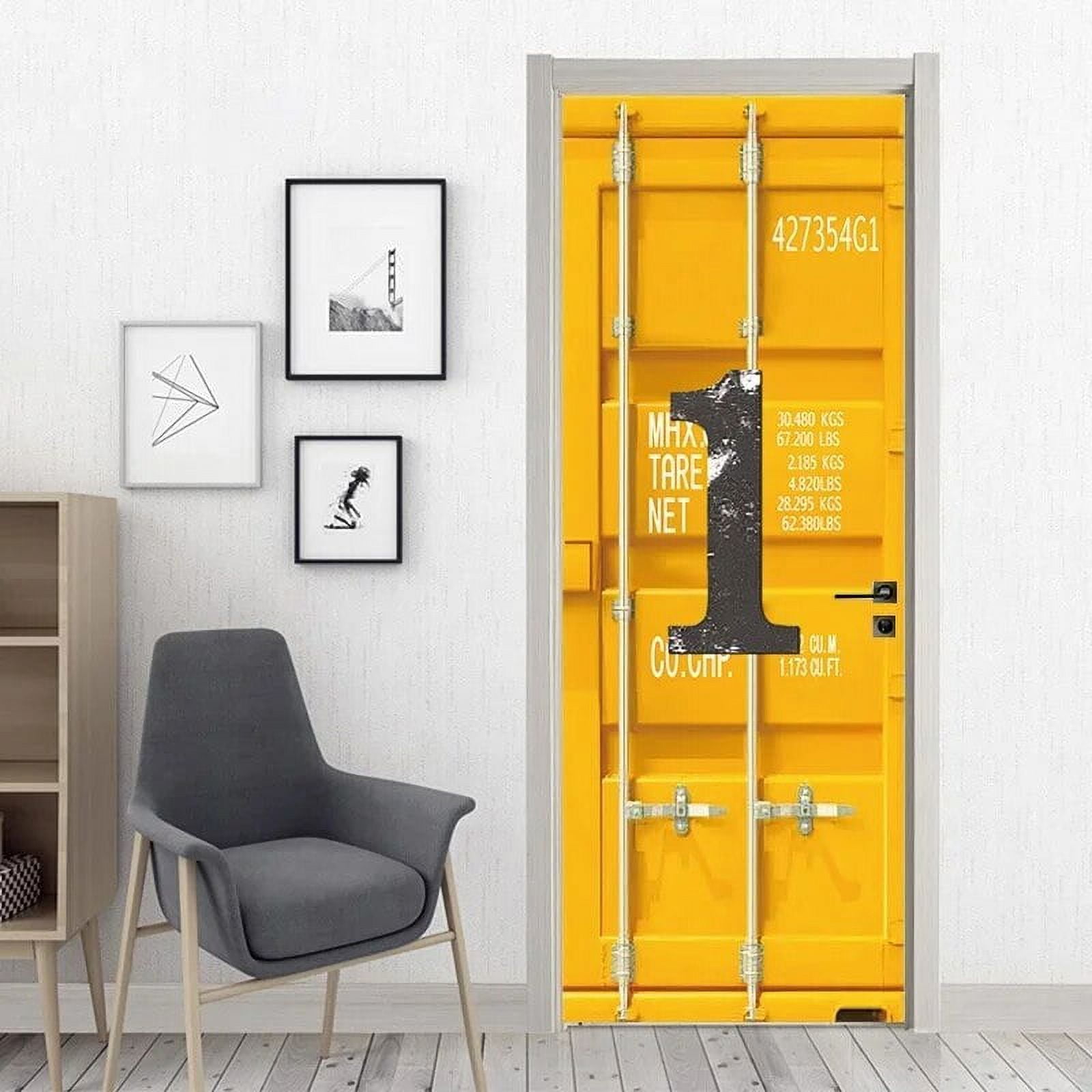 Wallpaper For Doors Decorative Vinyl Wallpaper On The Renovation Poster ...