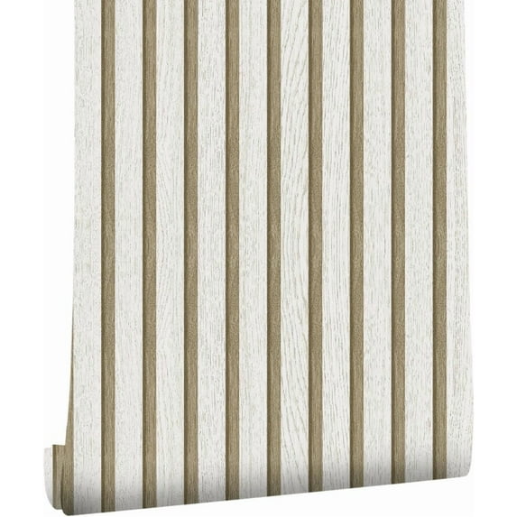 Wallpaper Peel and Stick Grating Stripe Self-Adhesive Wallpaper Faux ...