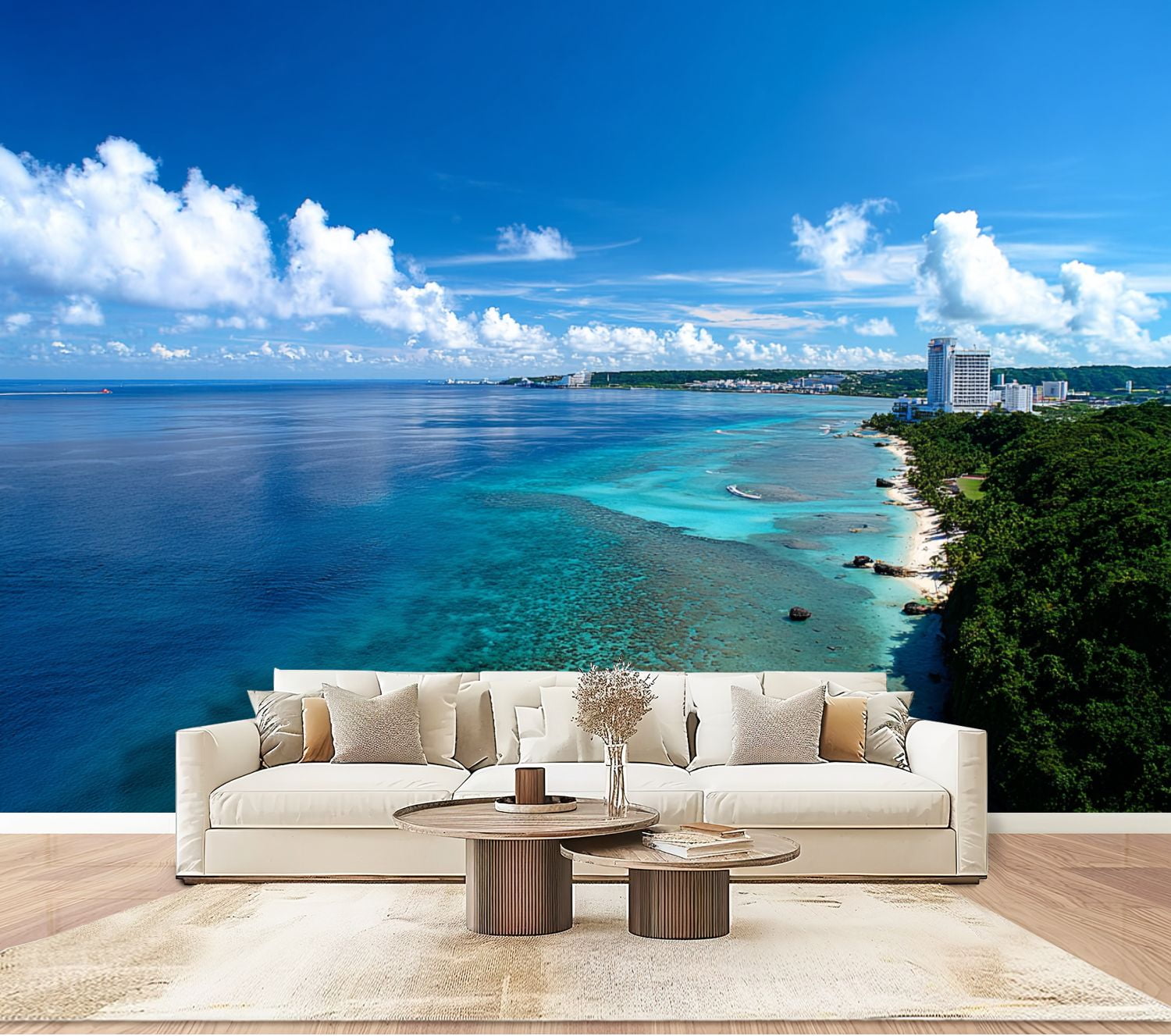 Wallpaper Two lovers point Guam Peel and Stick Wall Murals 100"H x 144 ...