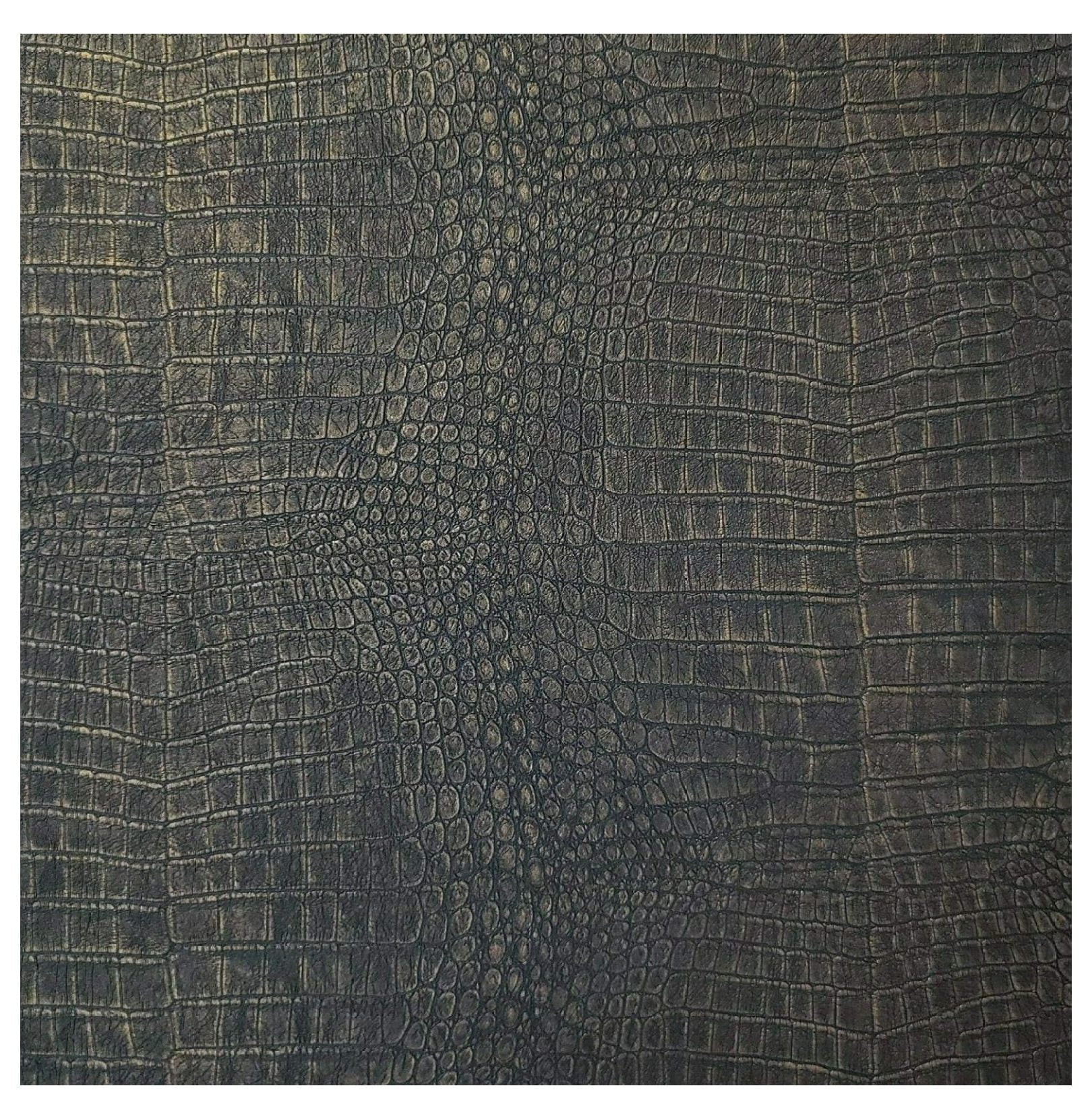 Wallpaper Unique Crocodile Vinyl Black Copper Metallic Textured ...