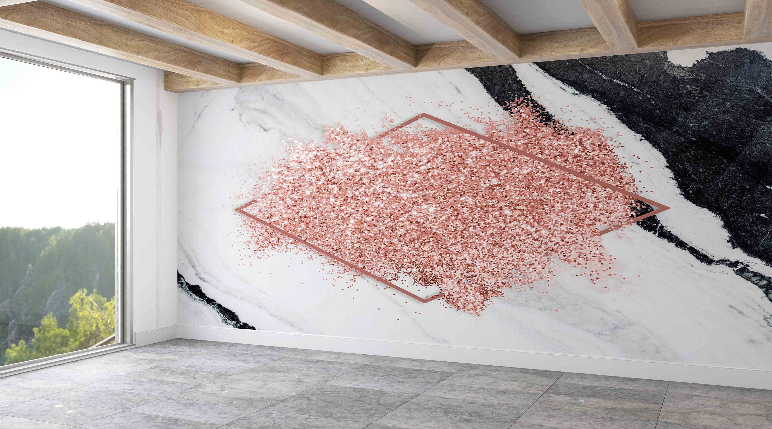 Wallpaper Wall Art, Abstract Wall Mural, Bright Wallpaper, Custom ...