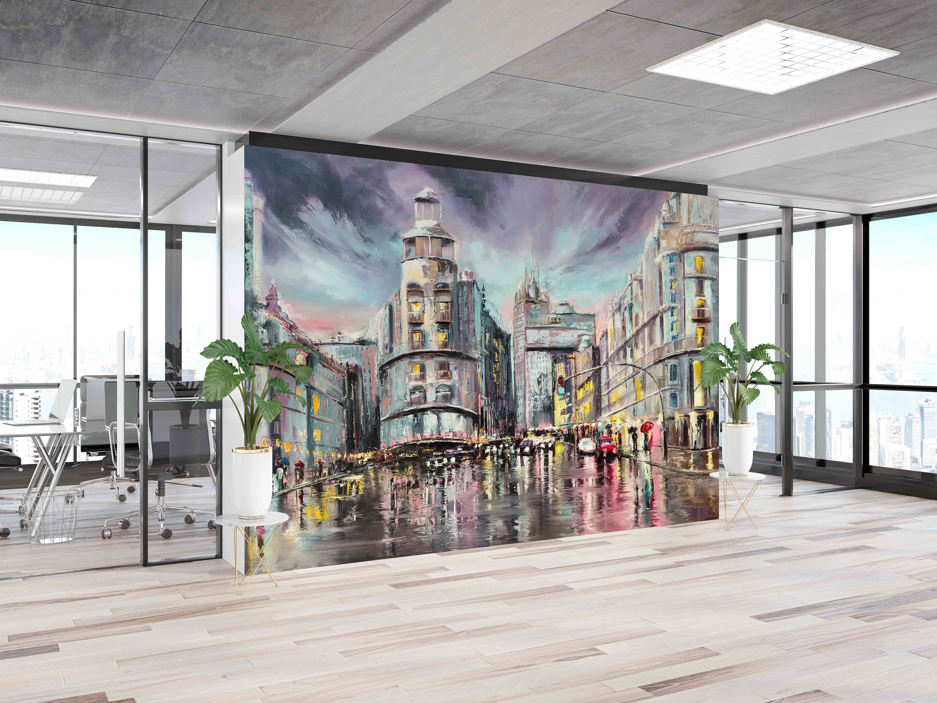 Wallpaper Wall Art, Custom Wallpaper, View Mural, Paper Wall Art Madrid ...