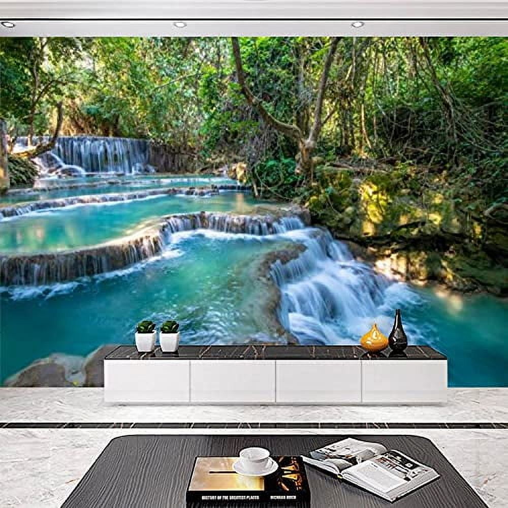 Wallpaper Wall Sticker Waterfall Nature in Norway Self Adhesive Peel ...