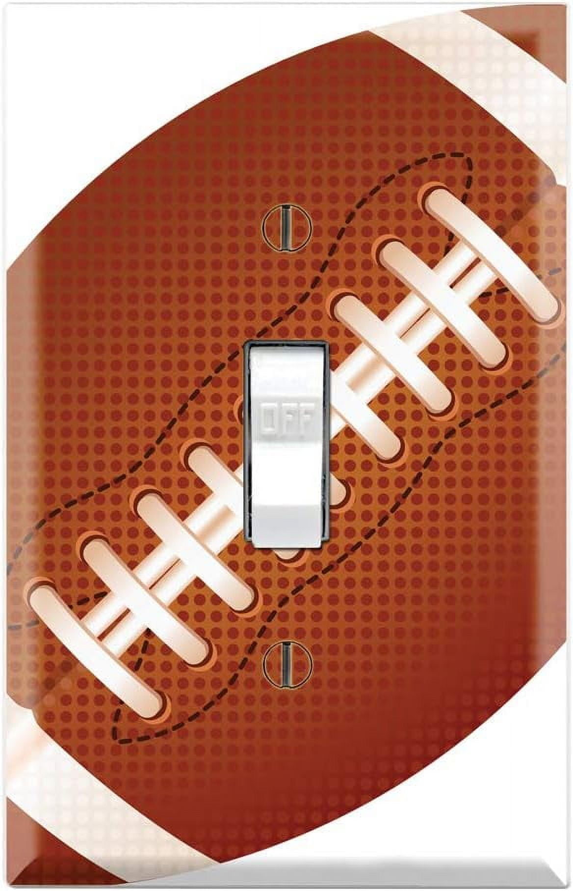 Wallplates - I Love Football - Single Toggle Wall Plate Cover - Walmart.com