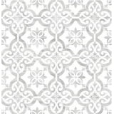 Wallquest, Inc. Luxe Haven Porto Tile Peel and Stick Wallpaper Harbor Mist - Walmart.com