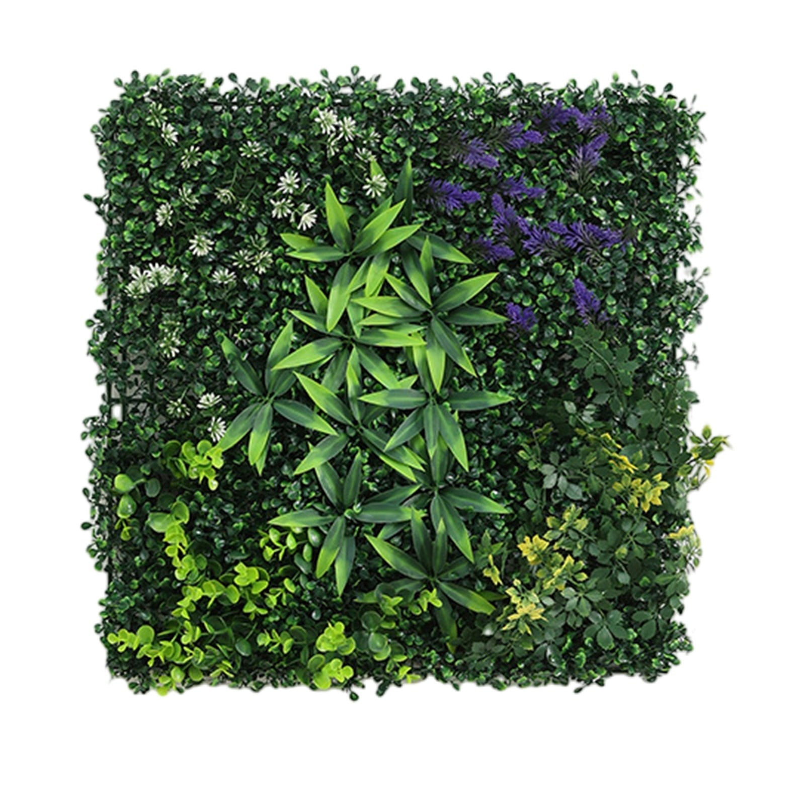 Walls Foliage Hedge Grass Mat Greenery Panels Fence 50*50cm - Walmart.com