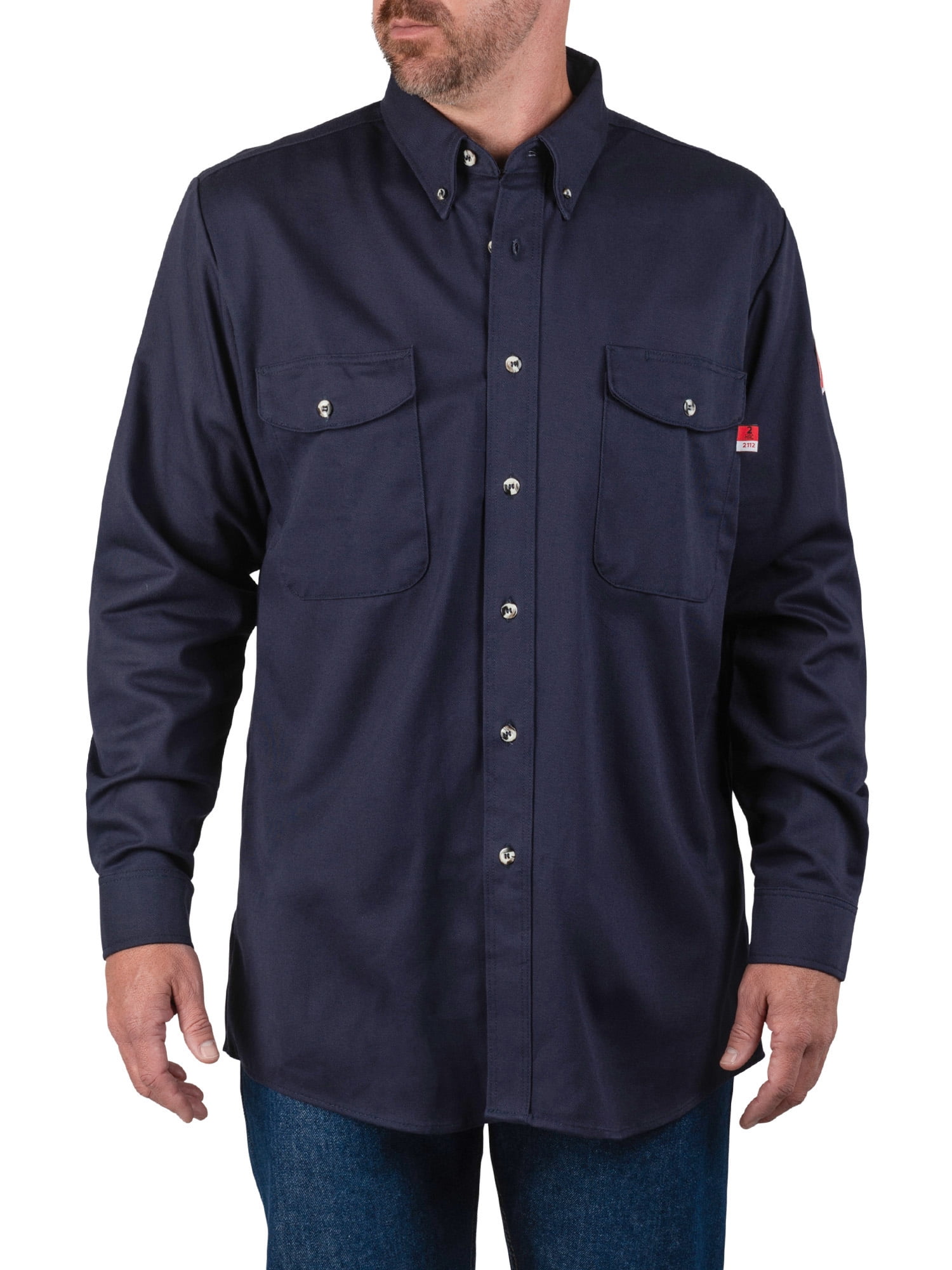 Walls Industries Men's Button Down Work Shirt - Walmart.com