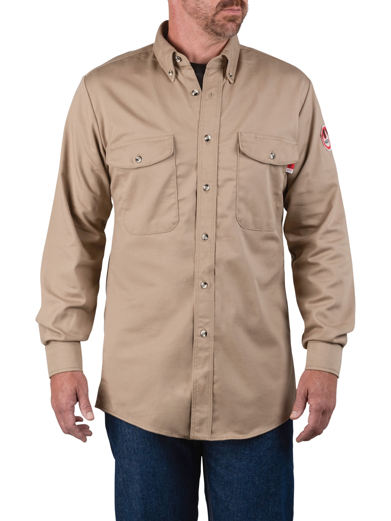 Walls Industries Men's Button Down Work Shirt - Walmart.com