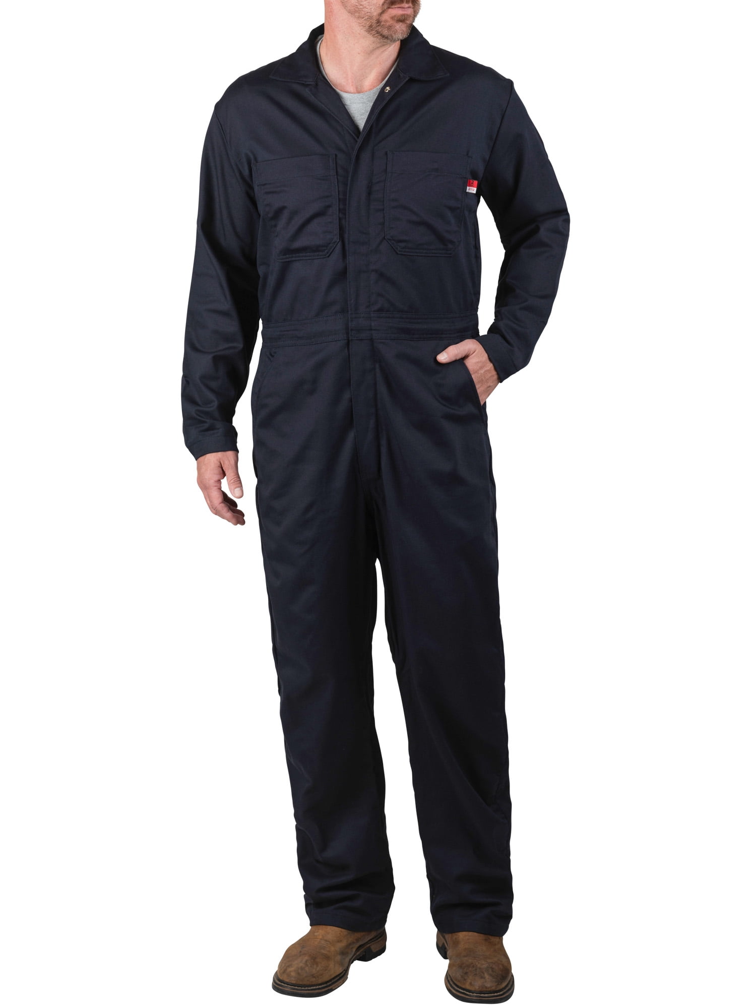 Walls Industries Men's Twill Coverall, Navy, Size M - Walmart.com