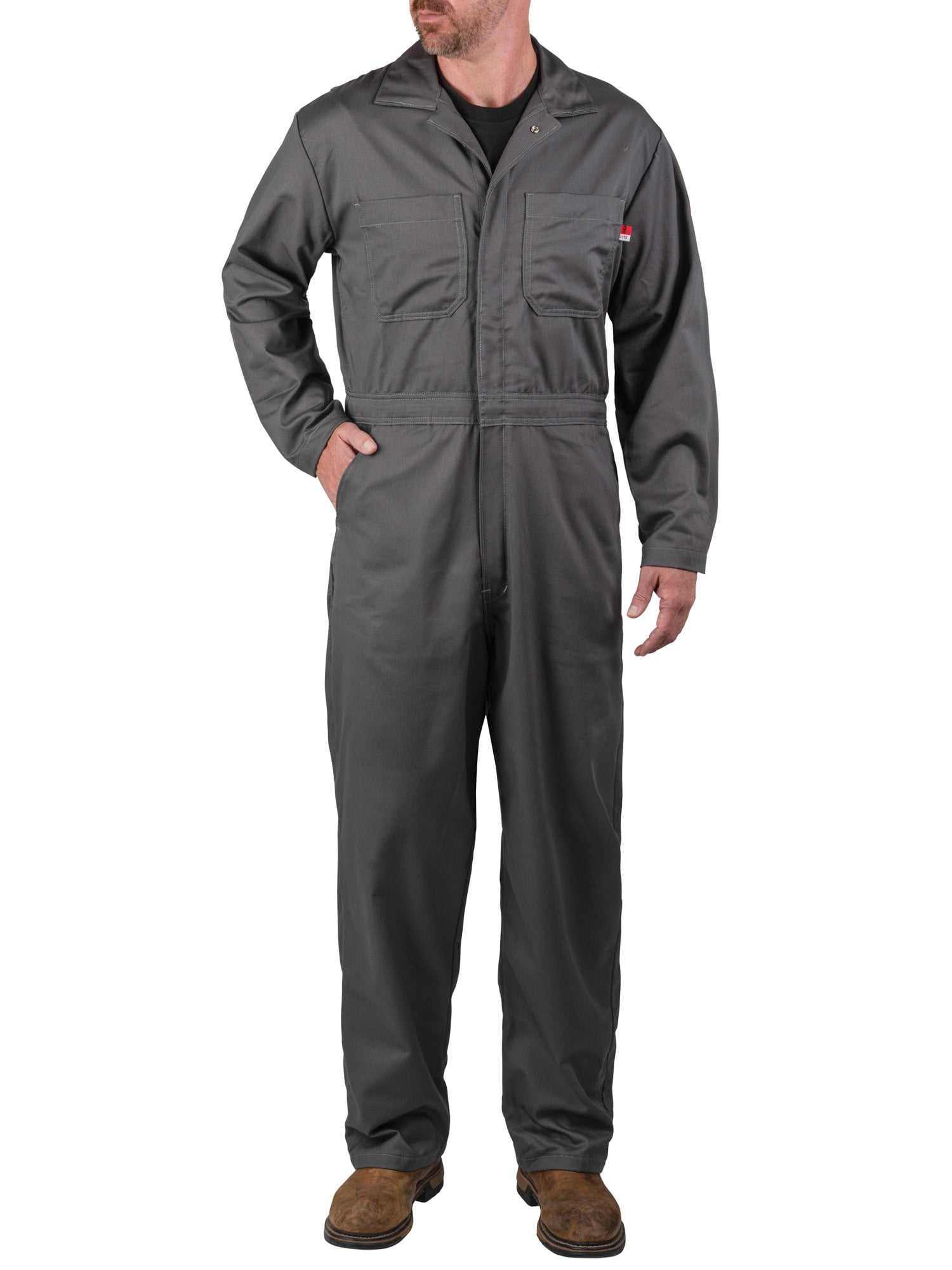 Walls Industries Twill Coverall, Gray, Large (Men) - Walmart.com