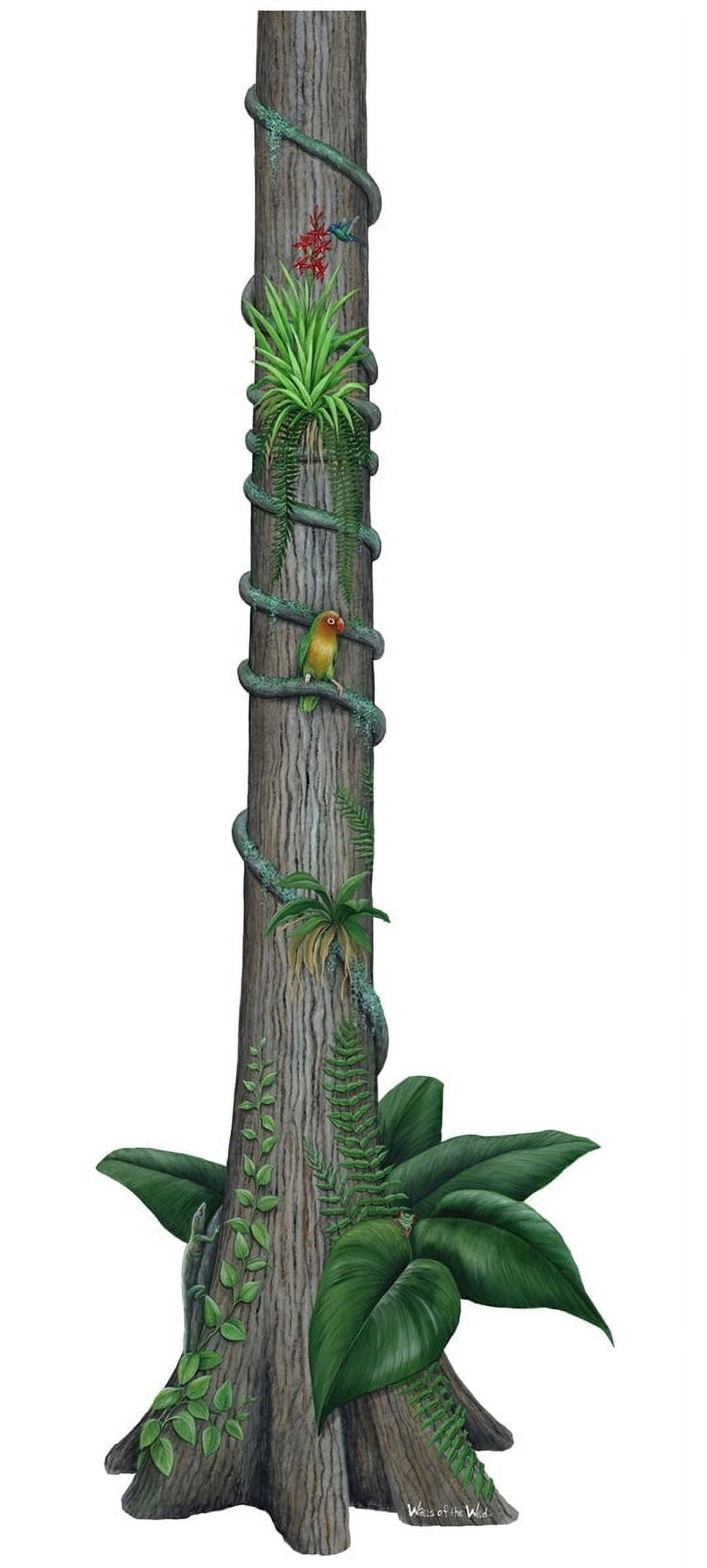 Walls of the Wild Rainforest Tree Wall Decal Sticker - Walmart.com