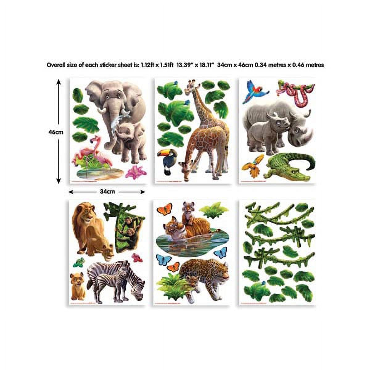 Walltastic Jungle Adventure Wall Stickers - Walmart.com