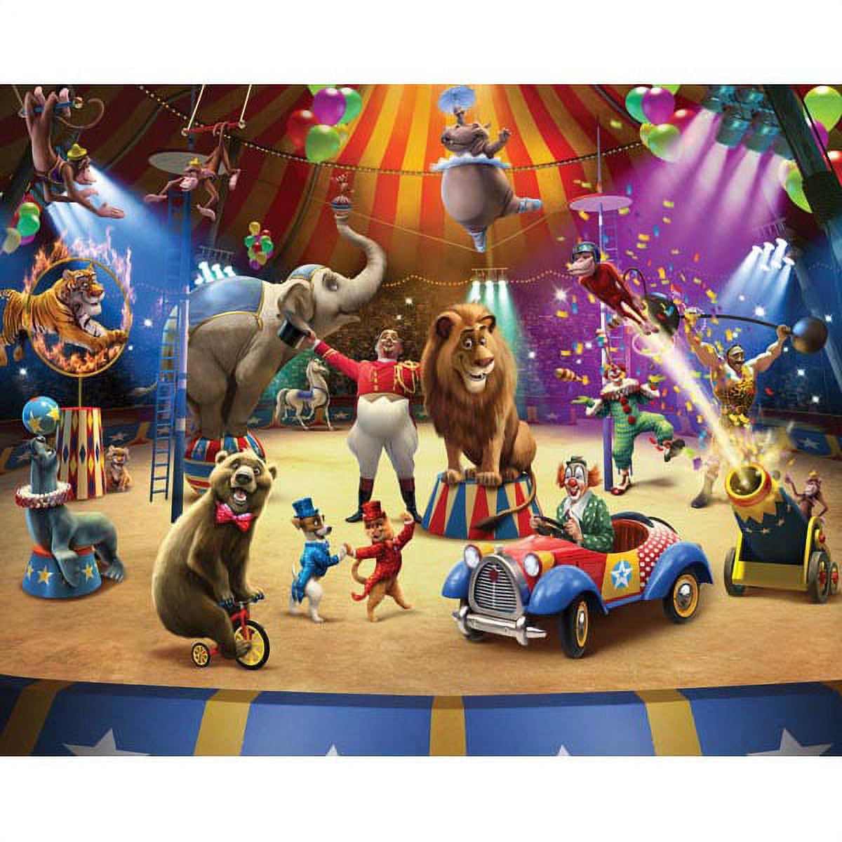 Walltastic The Circus Wall Mural - Walmart.com