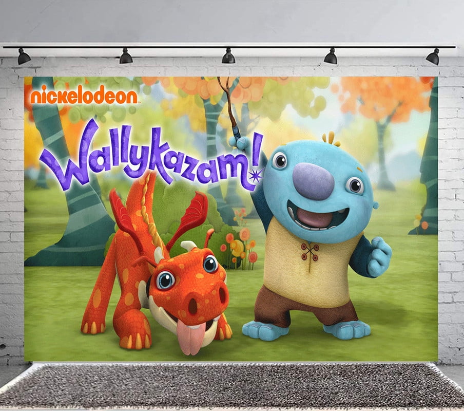Wallykazam Backdrop Banner Party Supplies Poster Movie Theme Background ...