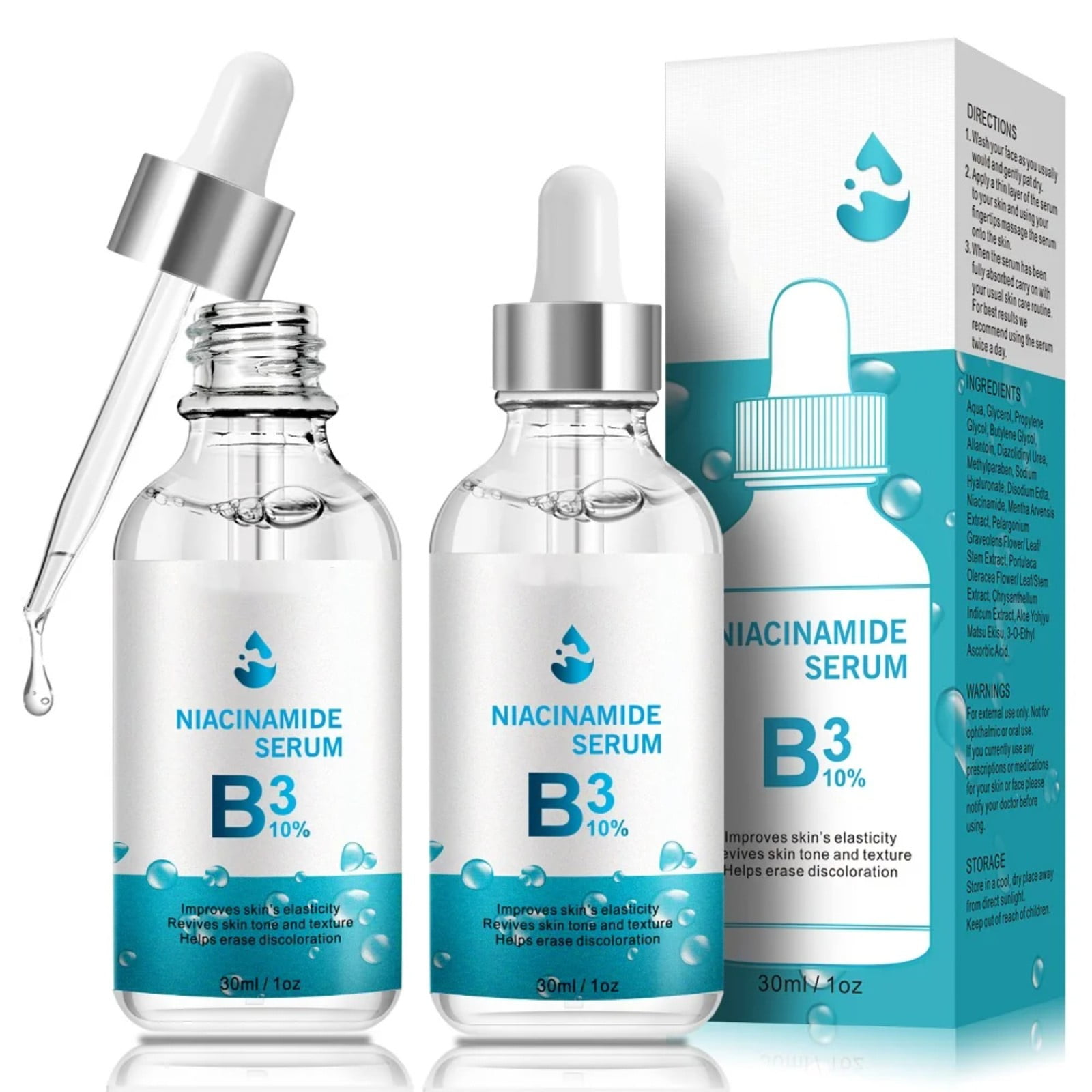 Walmart 2025 Clearance 10% (Vitamin B3) For For Pore & Blemishes On Skin 30ml/1 Oz 1 Pack ...