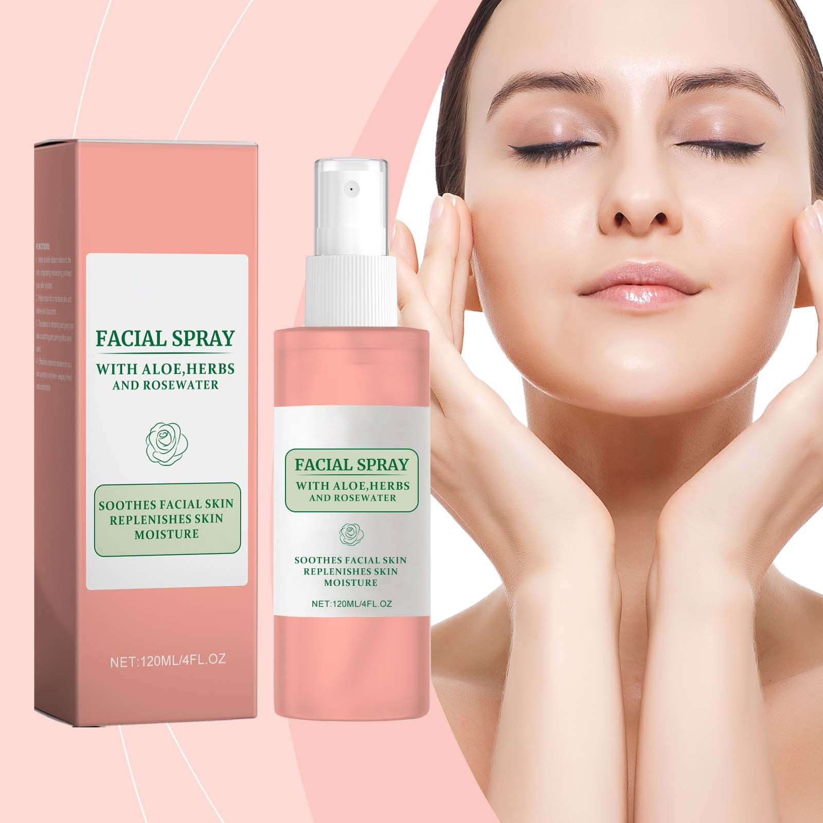 Walmart 2025 Clearance 120ml Facial Spray With Aloe Herbs And For All ...