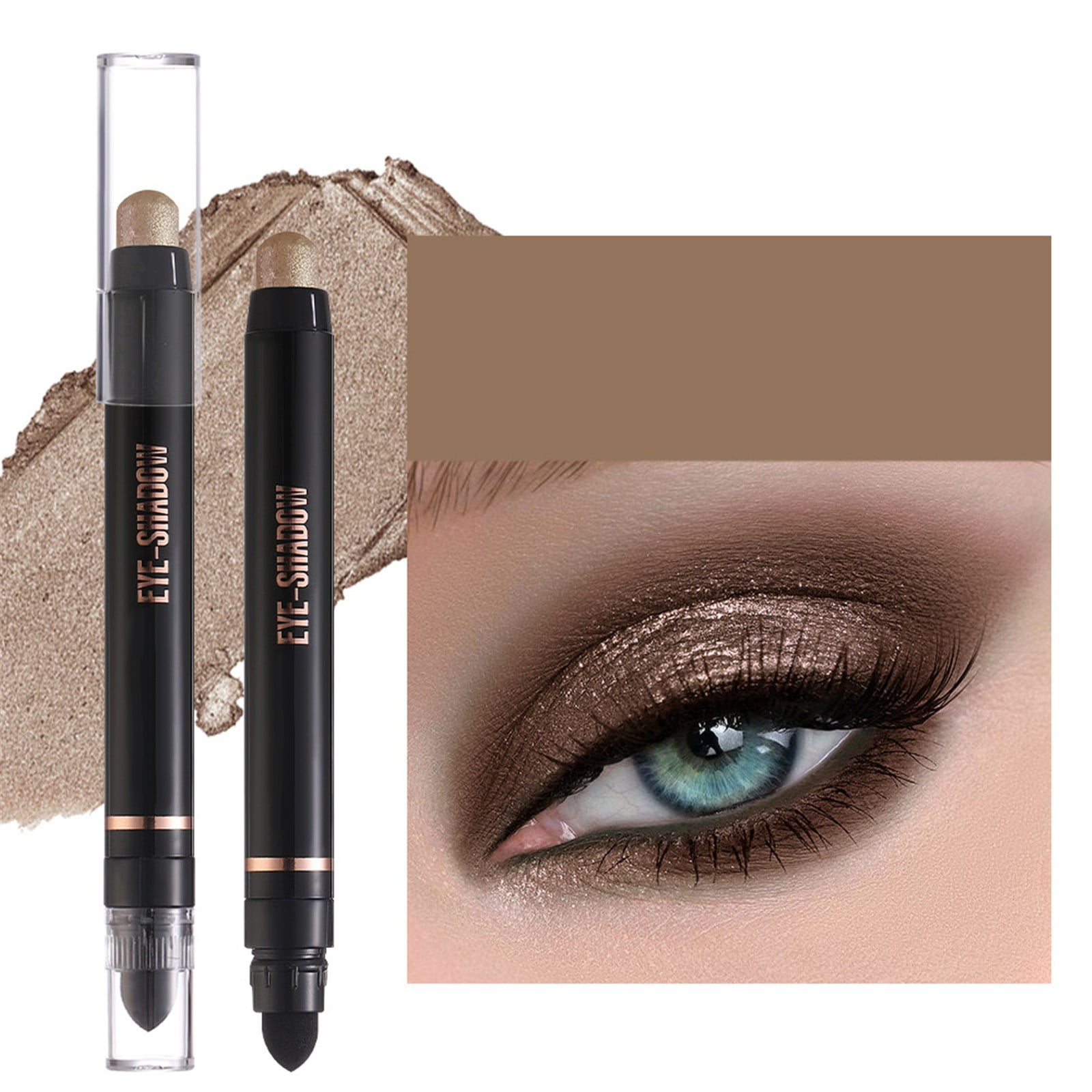 Walmart 2025 Clearance Double Headed Eyeshadow Pen Brightening Pen Lazy ...