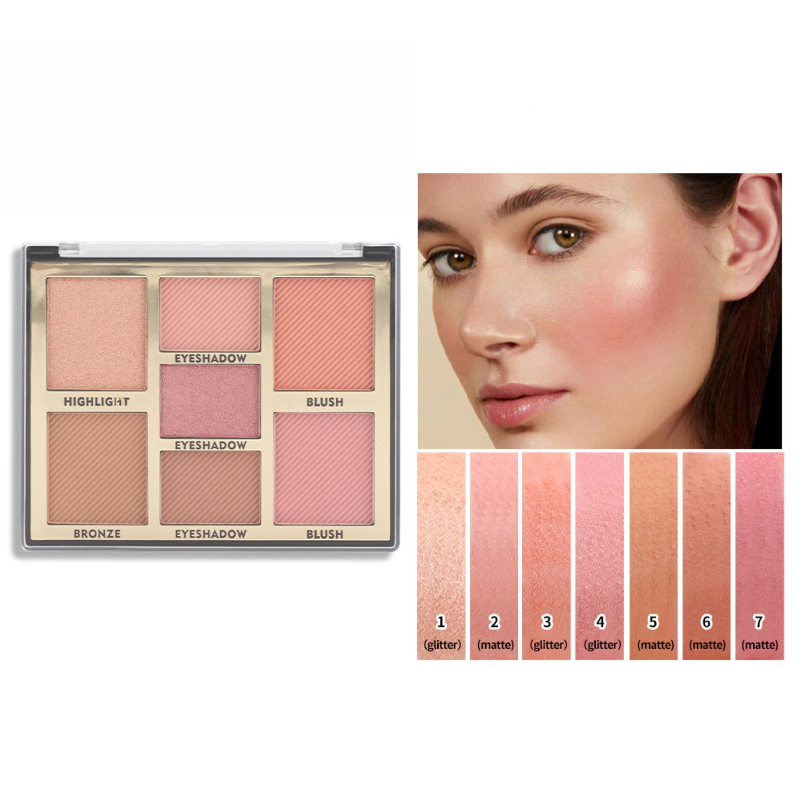 Walmart 2025 Clearance Full Makeup 4 In 1 Small Nake Makeup Palet With ...