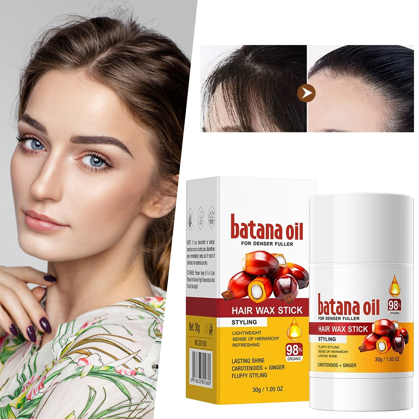 Walmart 2025 Clearance Hair Wax Stick Premium Batana Hair Wax Stick ...