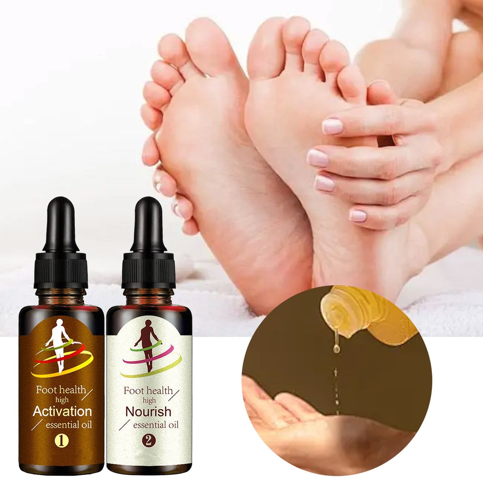 Walmart 2025 Clearance Nourishing & Smoothing Foot Massage Oil 15ml X 2 ...