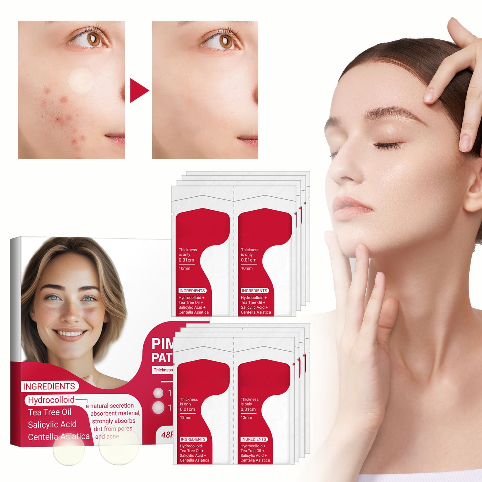 Walmart 2025 Clearance Pimple For Eligible Hydrocolloid Zit Sticker For ...