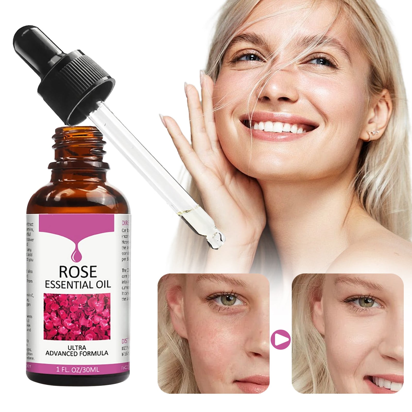 Walmart 2025 Clearance Rose Oil Rose Oil Moisturizer Rose Oil Anti ...