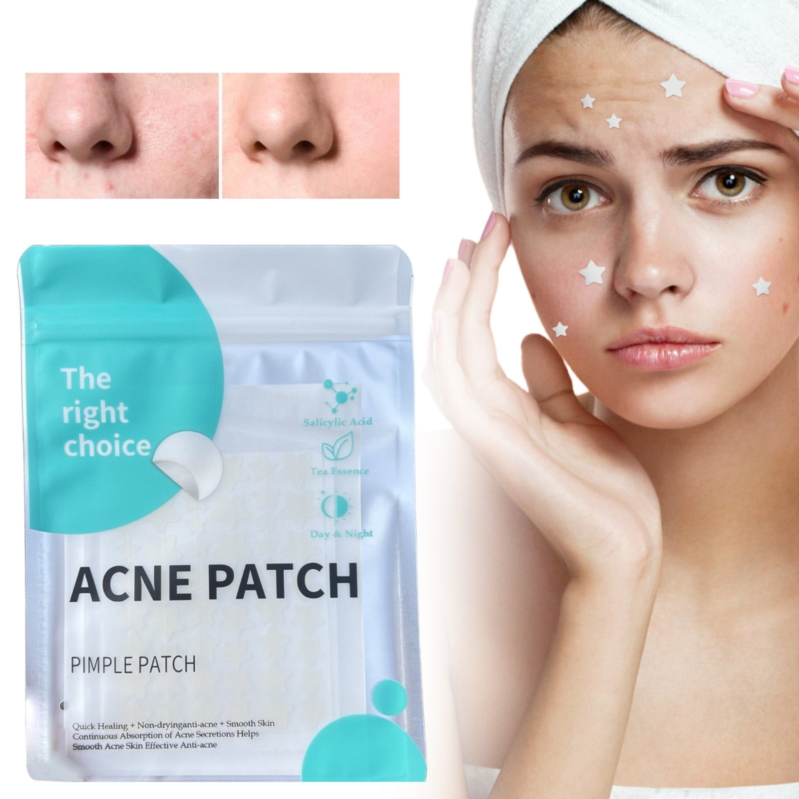 Walmart 2025 Clearance Star Shaped Oil Patch 7 Colors And 4 Sizes ...