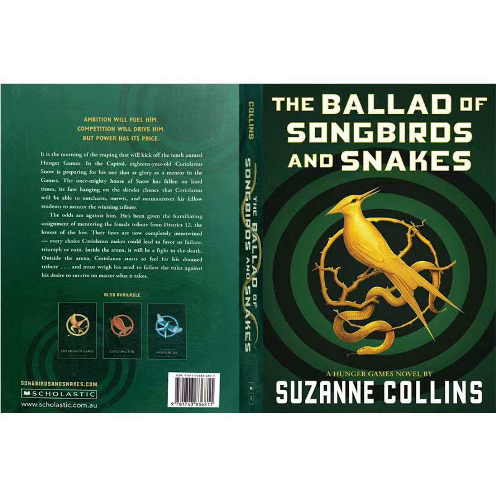 Walmart 2025 Clearance Suzanne Collins: The Ballad of Songbirds and Snakes (a Hunger Games Novel ...