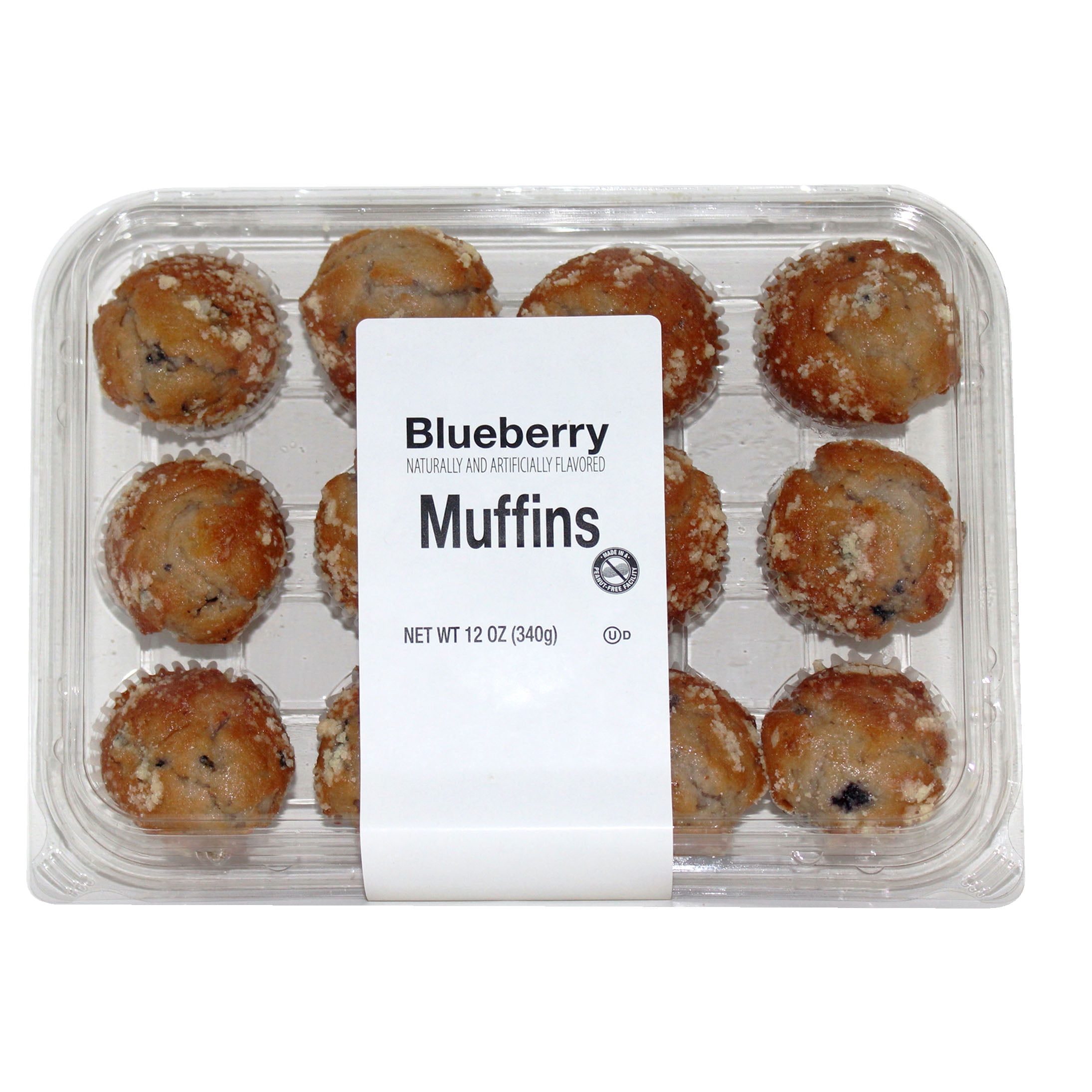Blueberry Mini Muffins, 12 oz, 12 Count - Walmart.com