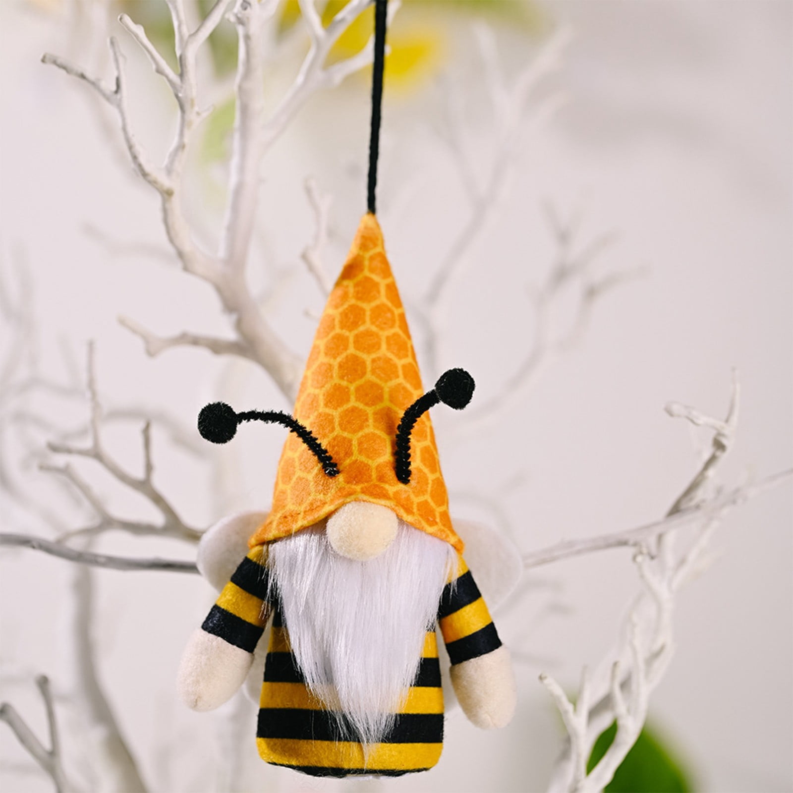 Walmart Deals Hangs,Yellow Bee Festival Dwarf Plush Decoration Faceless ...