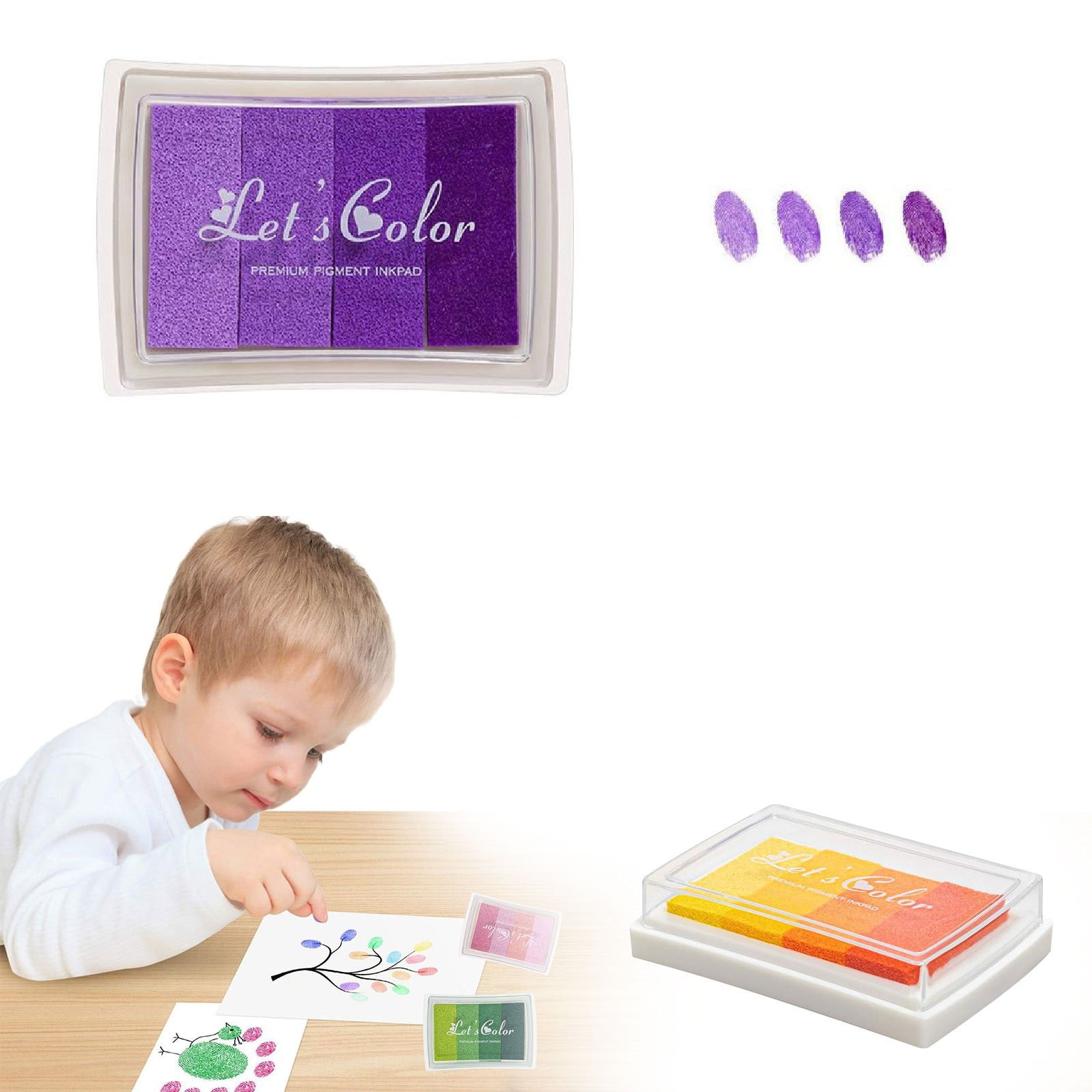 Walmart Deals Helpful Office&Craft&Stationery! Craft Ink Washable Diy Stamp Ink for Kids 24 ...