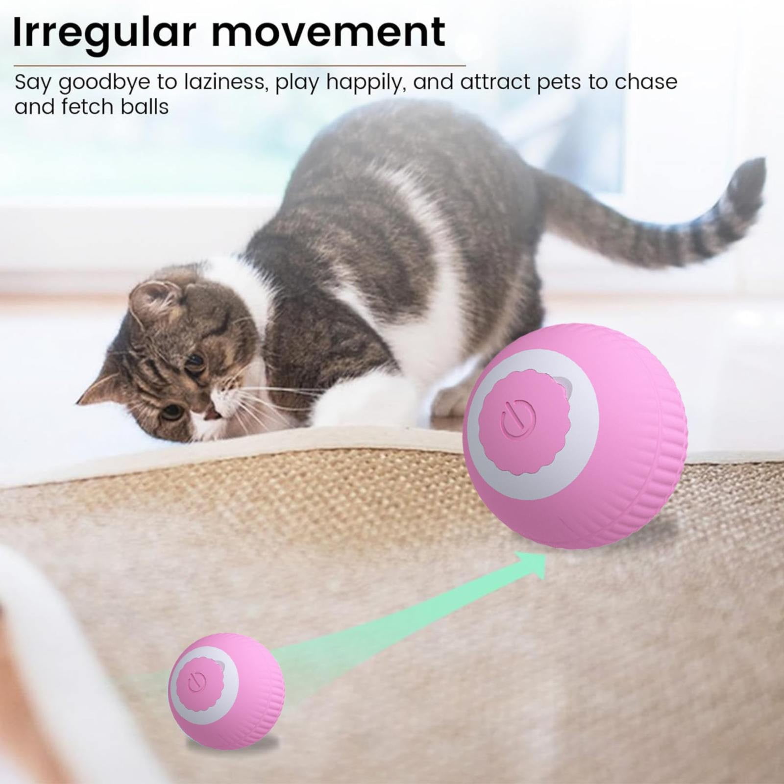 Walmart Deals Smart Interactive Cat Toy Automatic Moving Cat Toys USB ...