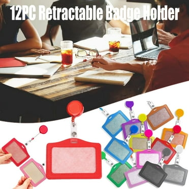 Pack of 2 Leather ID Card Holders, Vertical / Transverse ID Card ...