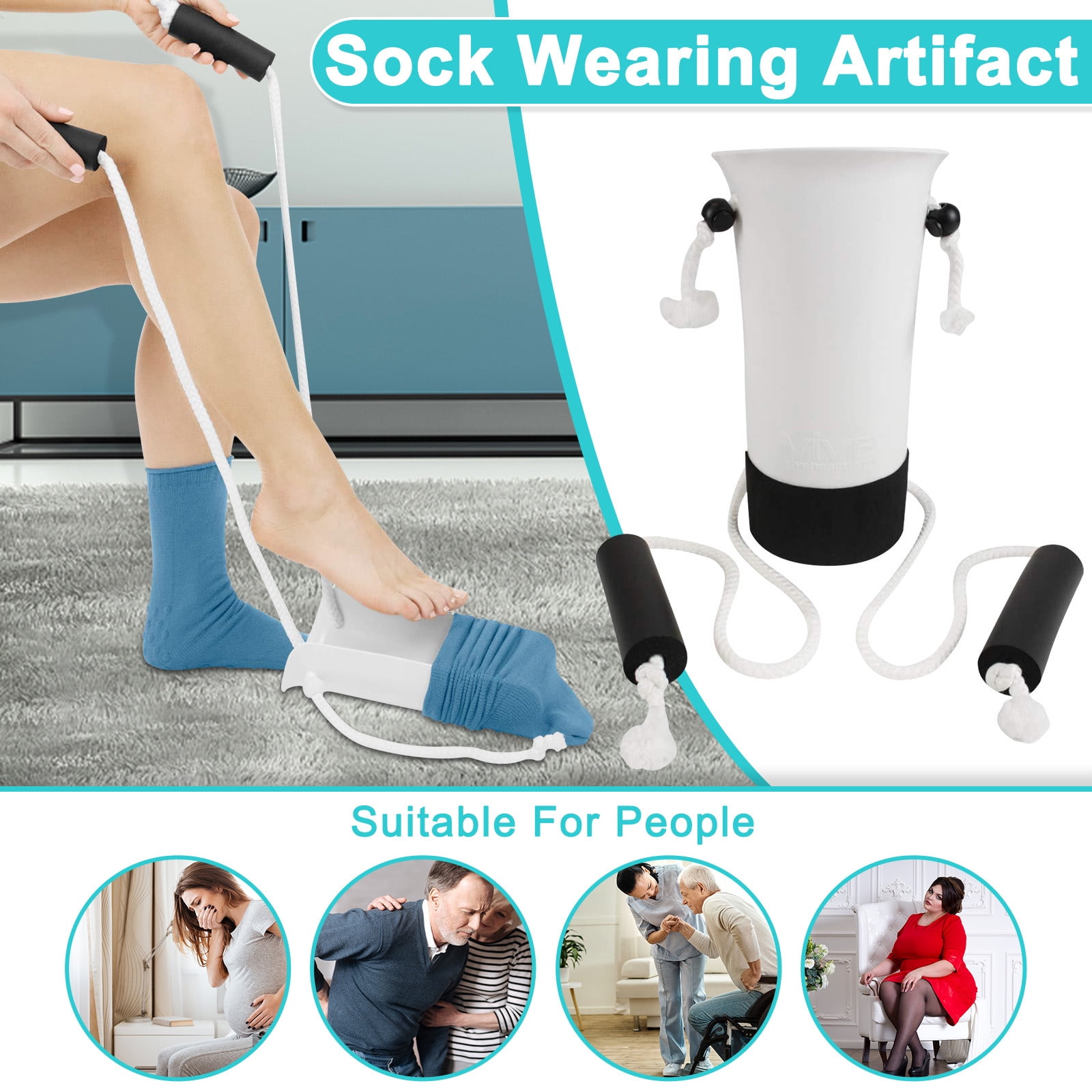 Walmart Deals VogueV Sock Aids for Putting on Socks, Artifact for ...