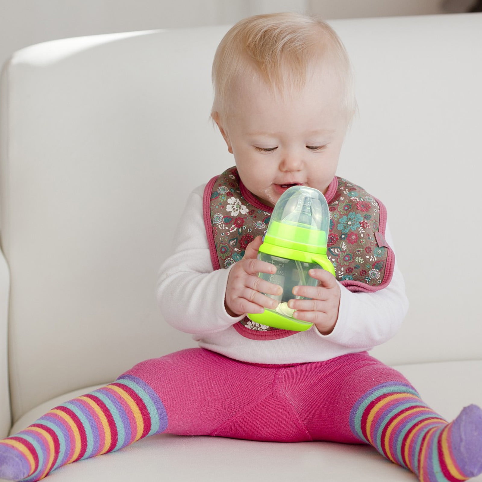 Walmart Deals YennhH Wide Caliber PP Baby Bottle With Handle Anti Drop ...