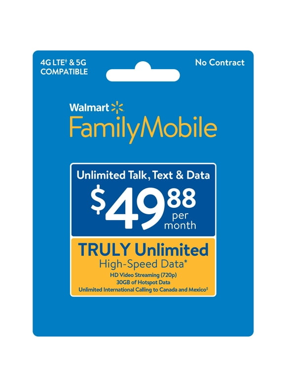 Phone & Data Plans in Cell Phones - Walmart.com