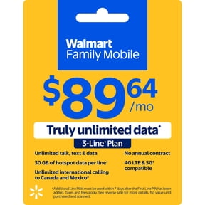 Walmart Family Mobile Prepaid Plans in Walmart Family Mobile - Walmart.com