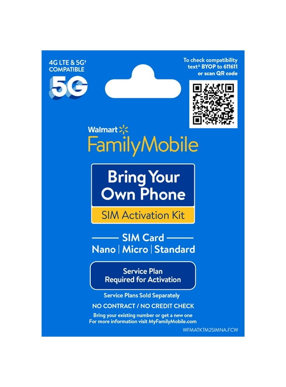 Walmart Family Mobile SIM Cards in Cell Phones - Walmart.com