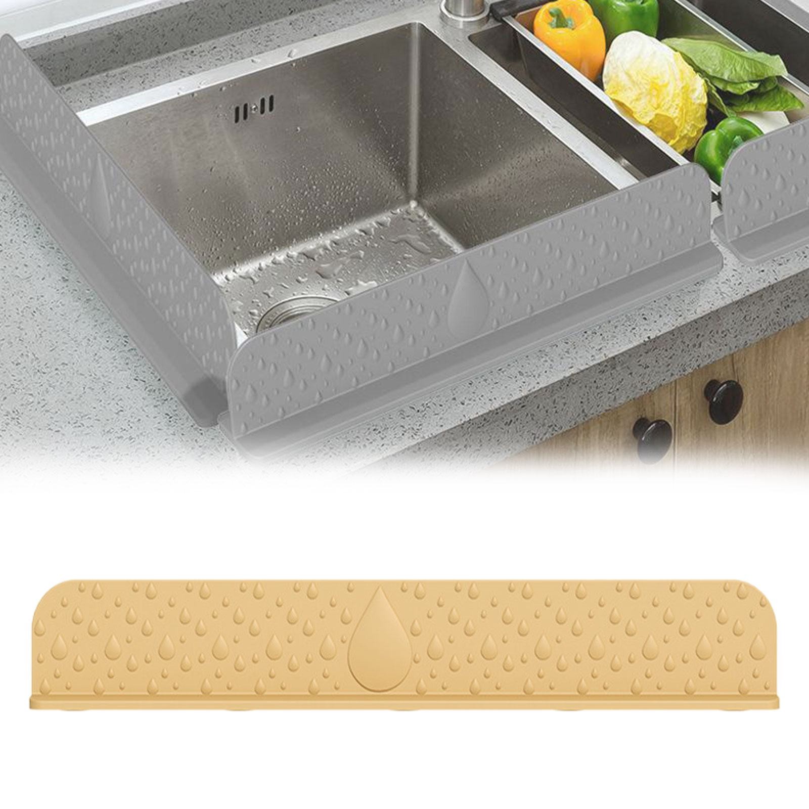 Walmart Labor Day 2024Drain Rack,Sink Anti Splash Board With Suction ...