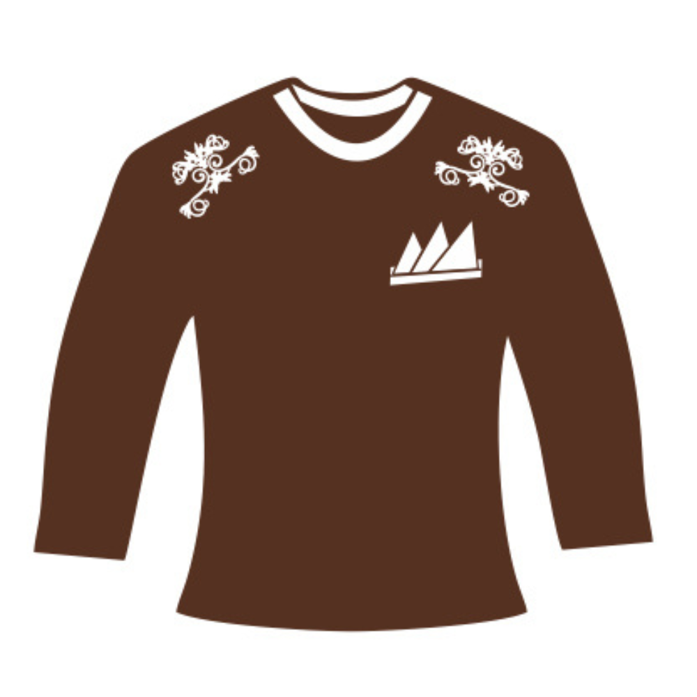 Walmart Long Sleeve Design T-Shirts With handcherchief with flower ...